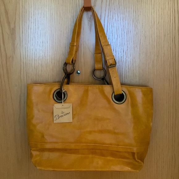Braciano | Bags | Nwt Braciano Grommet Tote | Poshmark